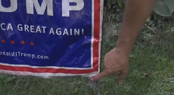 Man Sets Up Booby Trap for Trump Sign with Hilarious Results - Truth ...
