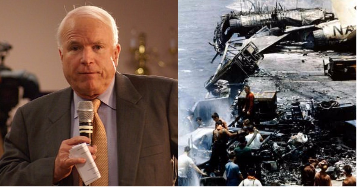 REPORT: Senator John McCain Accused of Causing 1967 USS Forrestal ...